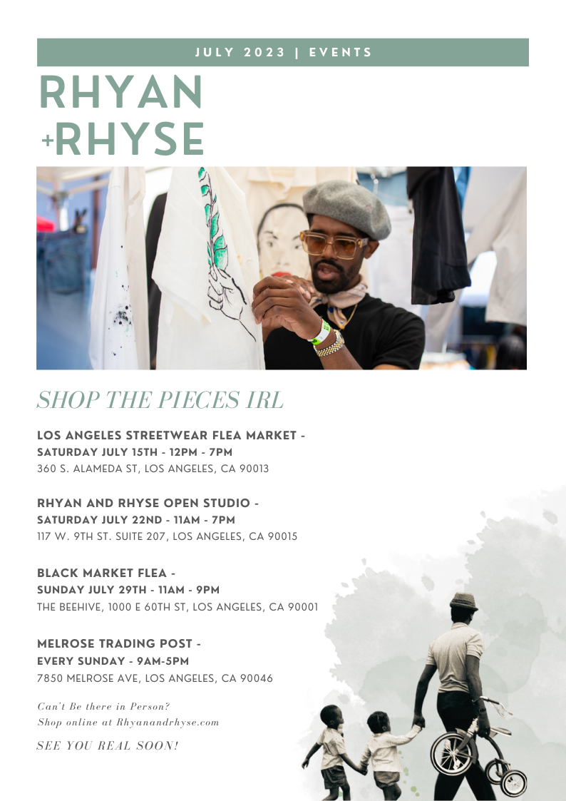 July Open Studio + Markets – Rhyan & Rhyse